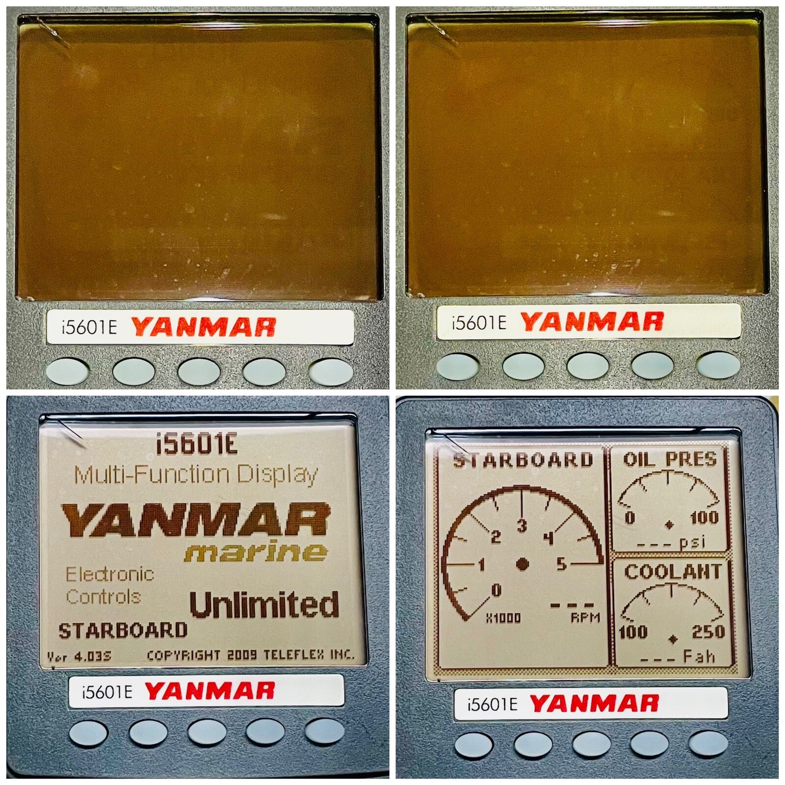Yanmar i5601 Marine Diesel Multi Function Engine Display ED-X REPAIR ...