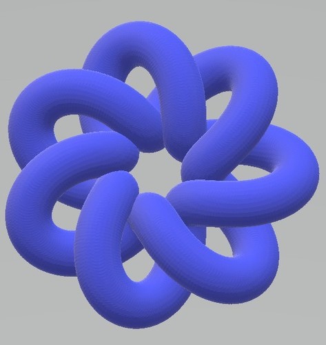 Torus Trefoil Gordian Knot Ring Cinquefoil Math Mathematician Science ...