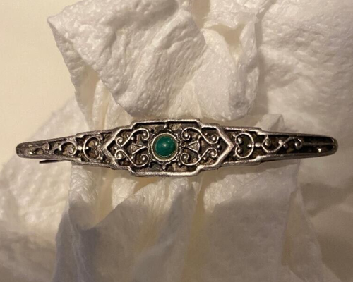 vintage marked sterling silver brooch pin Spain | eBay