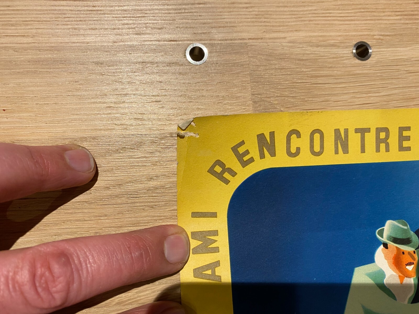 Ancienne Affiche originale Carton PERNOD FILS 45 Illustration Roger ...