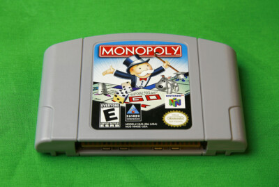 Monopoly • Nintendo 64 System/Console N64 • Parker Brothers Hasbro ...