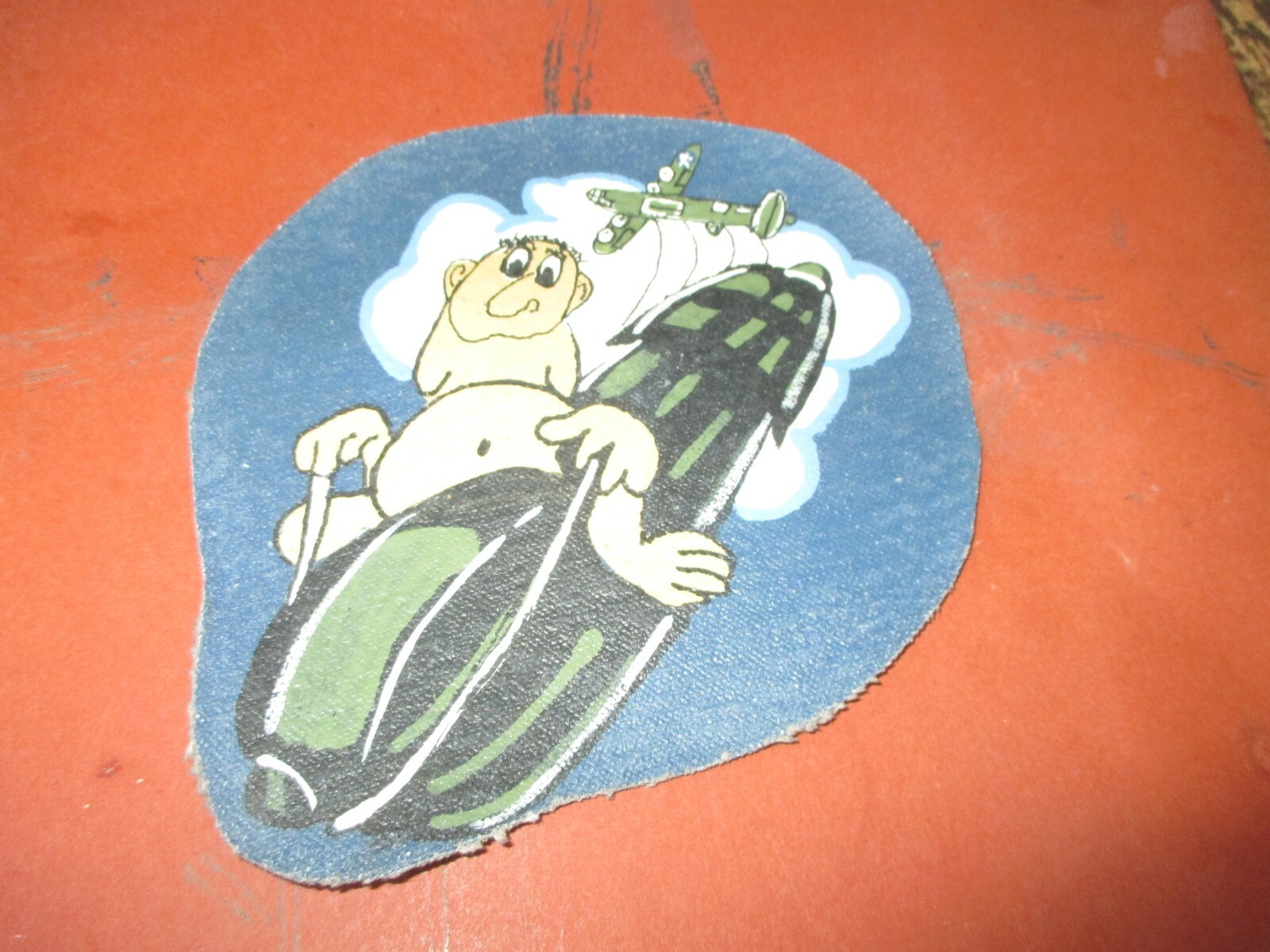 WWII USAAF MAN RIDING BOMB 702 BOMB SQDN 445 BG 8 TH AAF FLIGHT JACKET ...