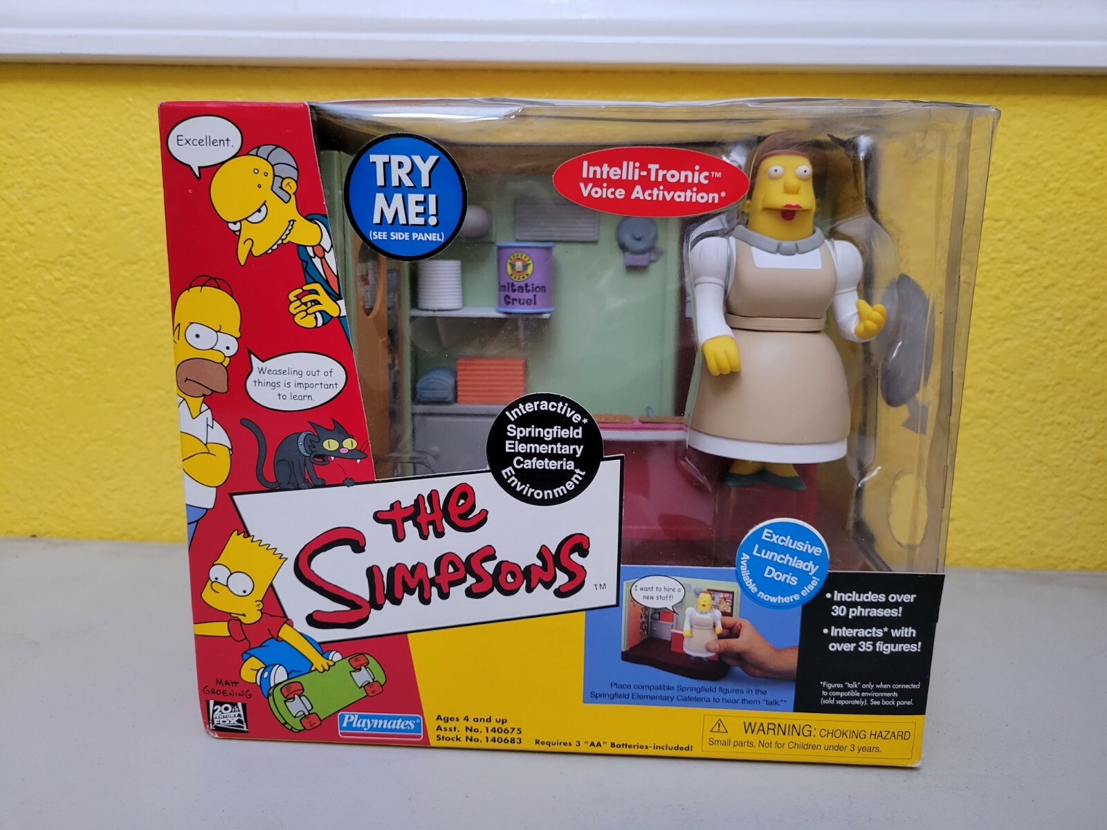 World of Simpsons WOS Springfield Elementary Cafeteria with Lunchlady ...