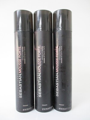Sebastian Mousse Forte Strong Hold Mousse 7 oz (dents) Pack of 3 | eBay