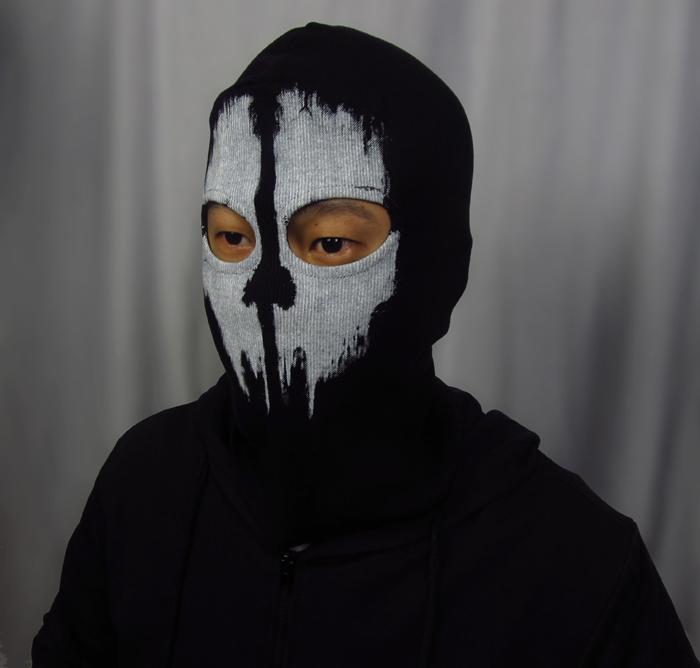 Call of Duty 10 Ghost COD Skull Full Face Mask Ski Skateboard Bike Hood ...