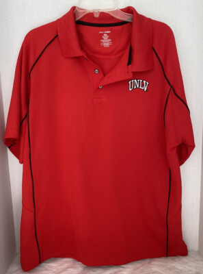 Pro Edge Mens UNLV Red Shirt Polo Golf Shirt College University SZ M ...