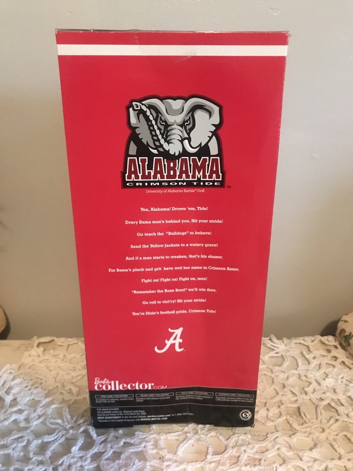 Alabama Crimson Tide Barbie Cheerleader | eBay