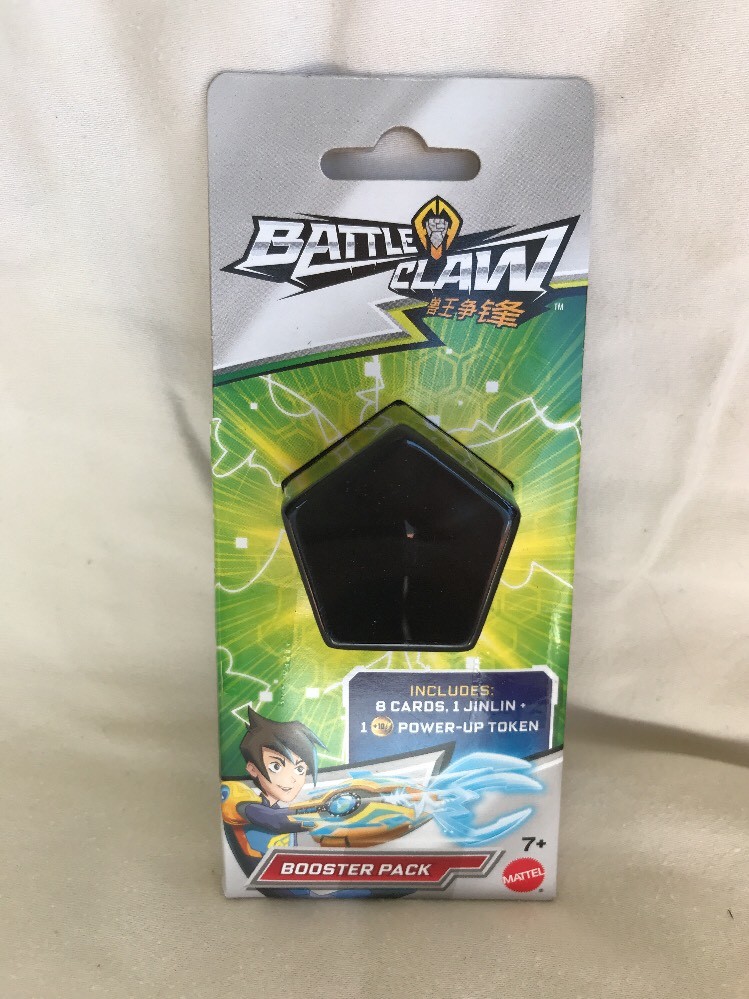 Mattel Battleclaw Battle Claw Booster Pack (8 Cards, 1 Jinlin, 1 Power ...
