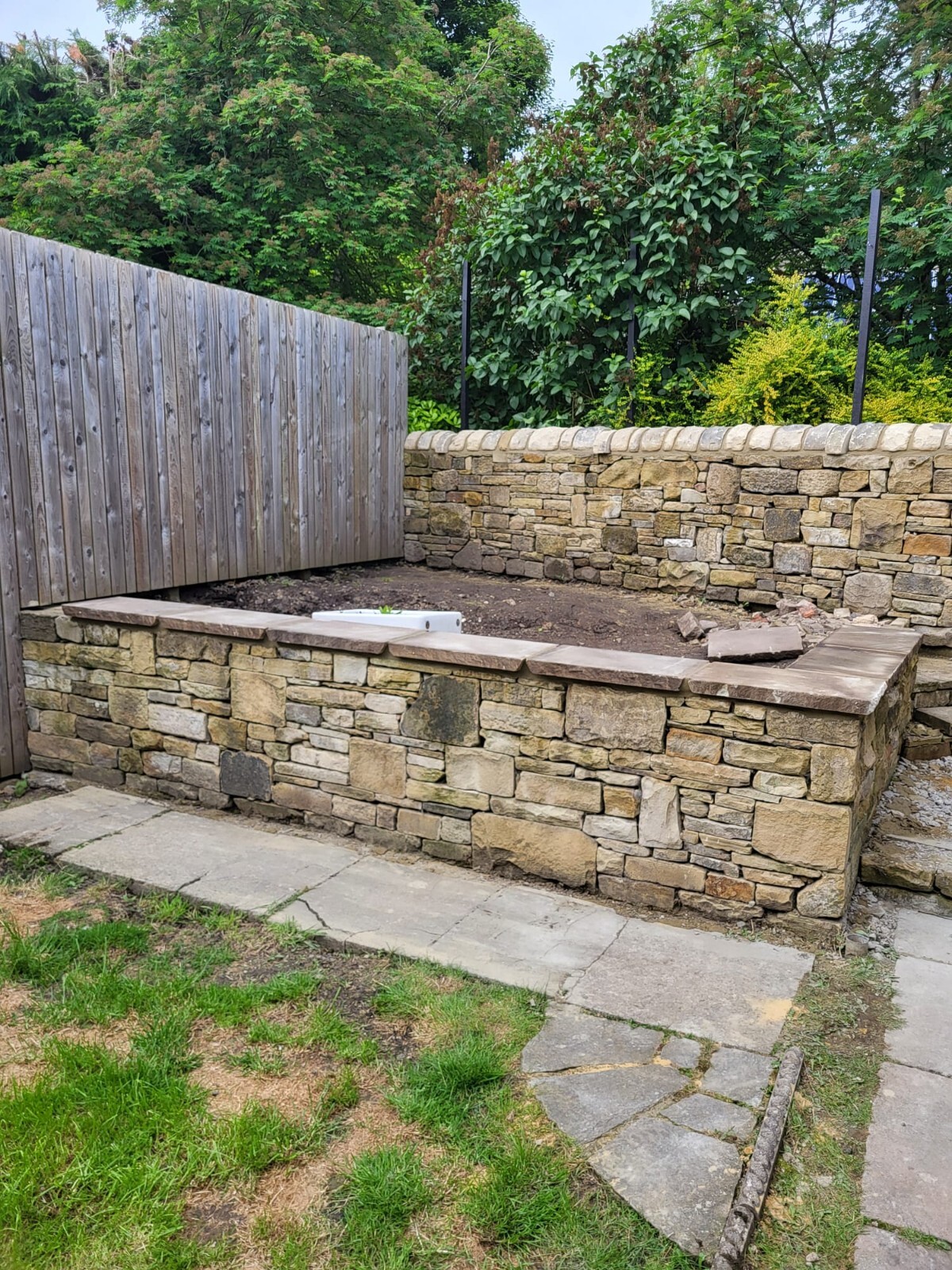 Yorkshire Stone Half round coping Stones / Wall Tops | eBay UK