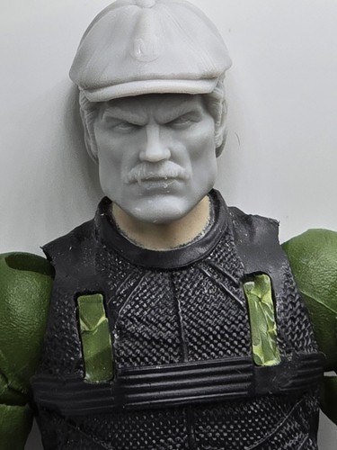 3d Printed MOVIE PLUMMER MARIO HEAD 1:10 7" Select DC MULTIVERSE SCALE ...