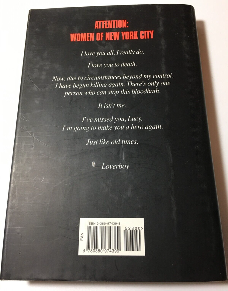 AVON BOOK - LOVERBOY - R.G. BELSKY 1997 Hardcover Avon Book * 1st ...