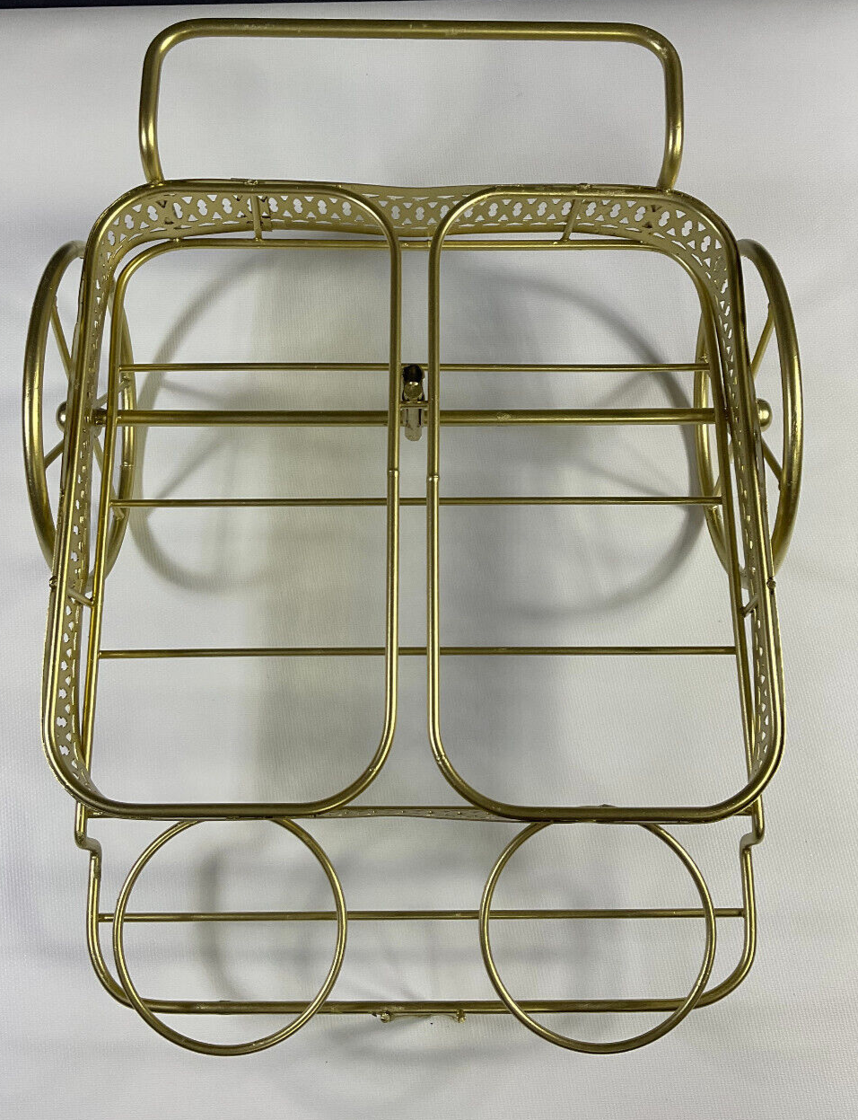 Metal Cart Condiment Caddy with Refrigerator Glass Containers 13-PCS ...