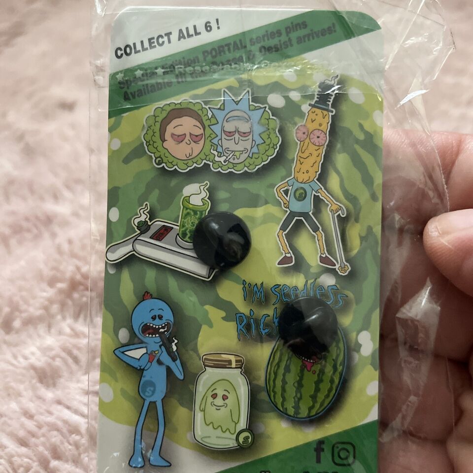 seedleSs Clothing Company Fitted Hat Pin Special Edition Portal Fun | eBay