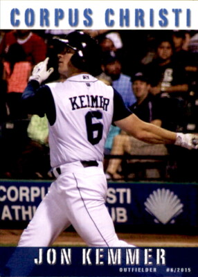 2015 Corpus Christi Hooks Grandstand #20 Jon Kemmer Shippenville ...