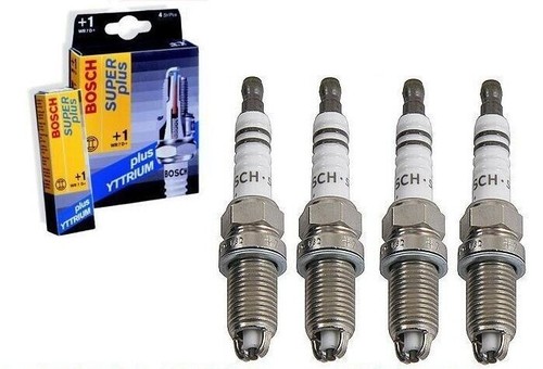 Set of 4 - BMW E36 E38 OEM BOSCH SUPER PLUS YTTRIUM SPARK PLUG - FR7LDC ...