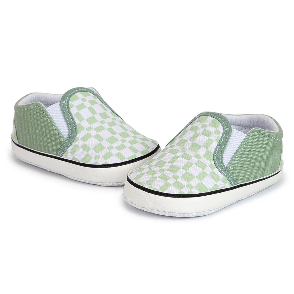Baby Checkered Spring Colors Boy Girl Infant Canvas Non-Slip Soft Sole ...