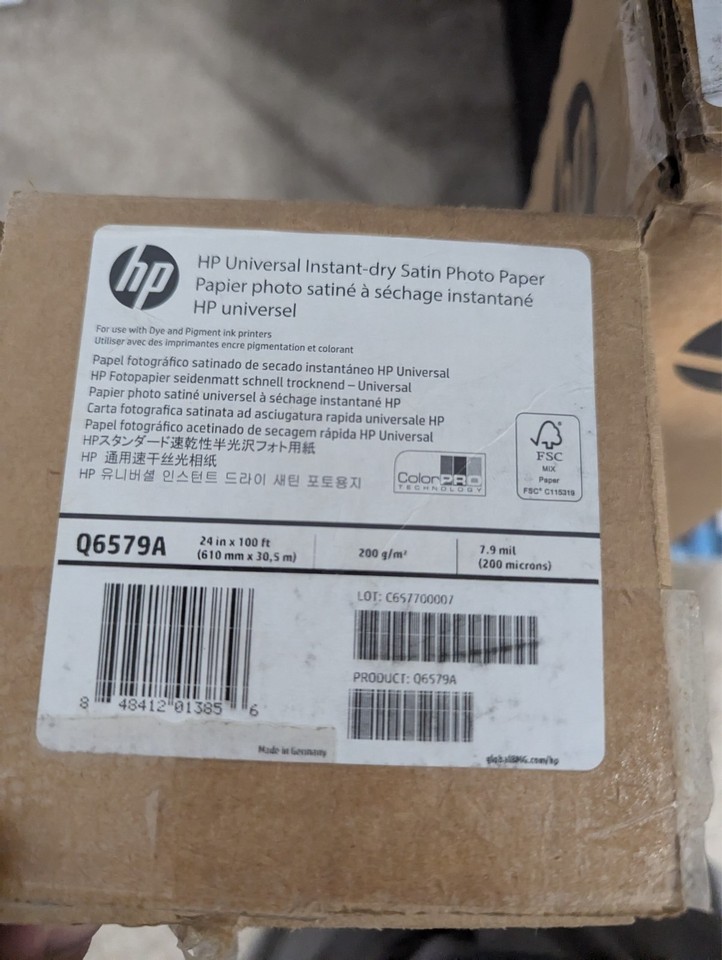 HP DesignJet Z2600 PostScript Large Format Inkjet Printer/Plotter ...