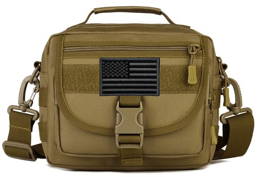Tactical Messenger Bag Men Small Military MOLLE Crossbody Pack Tool ...