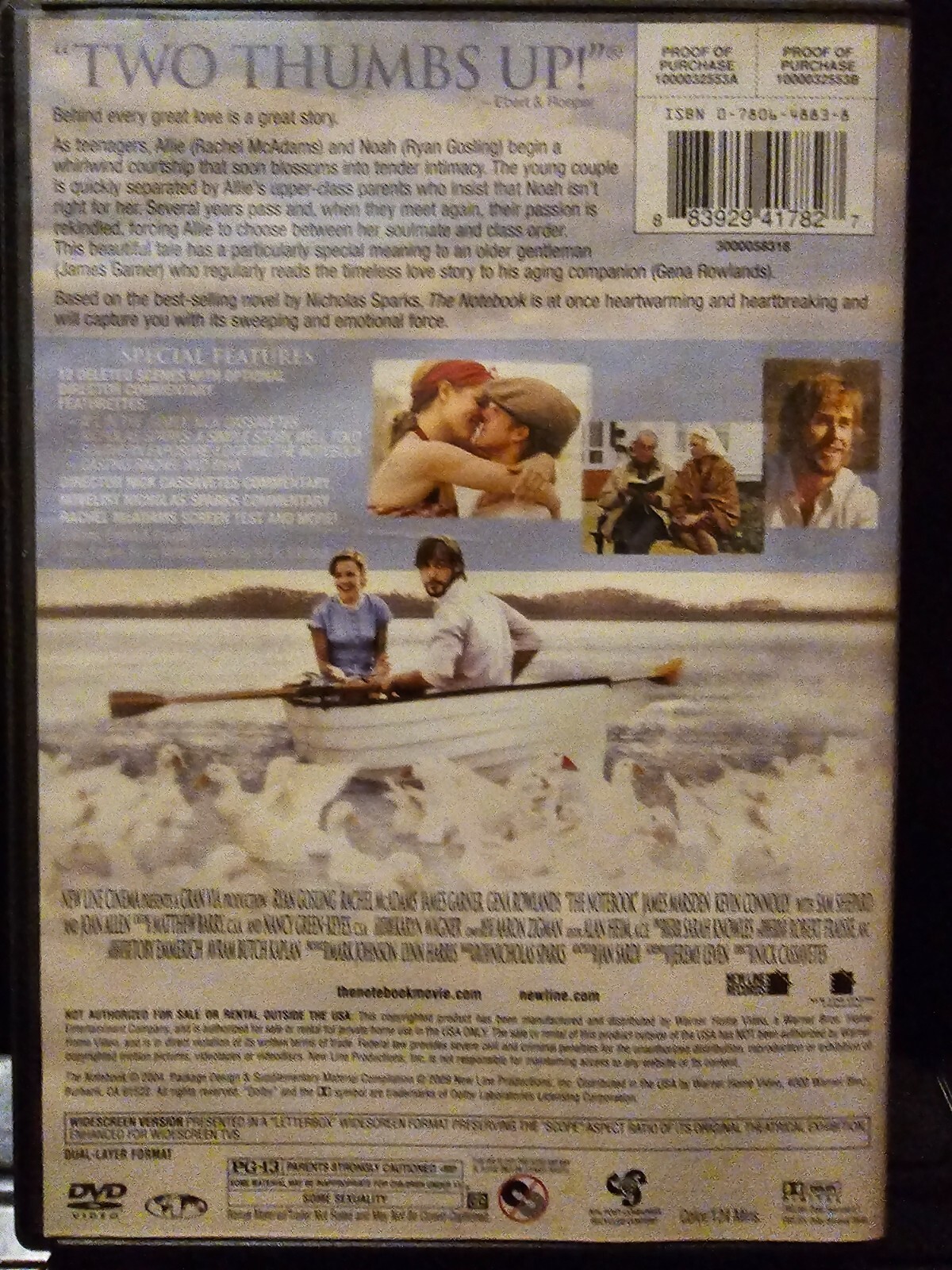The Notebook (DVD, 2004) 794043749728 | eBay