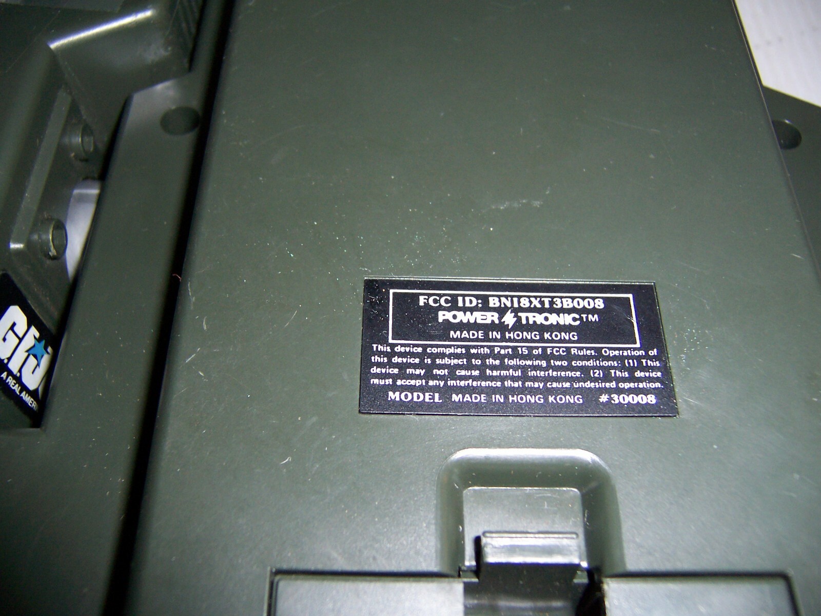 Vintage 1984 GI Joe Mobile Field Unit Walkie Talkie 2-Way Radio Hasbro ...