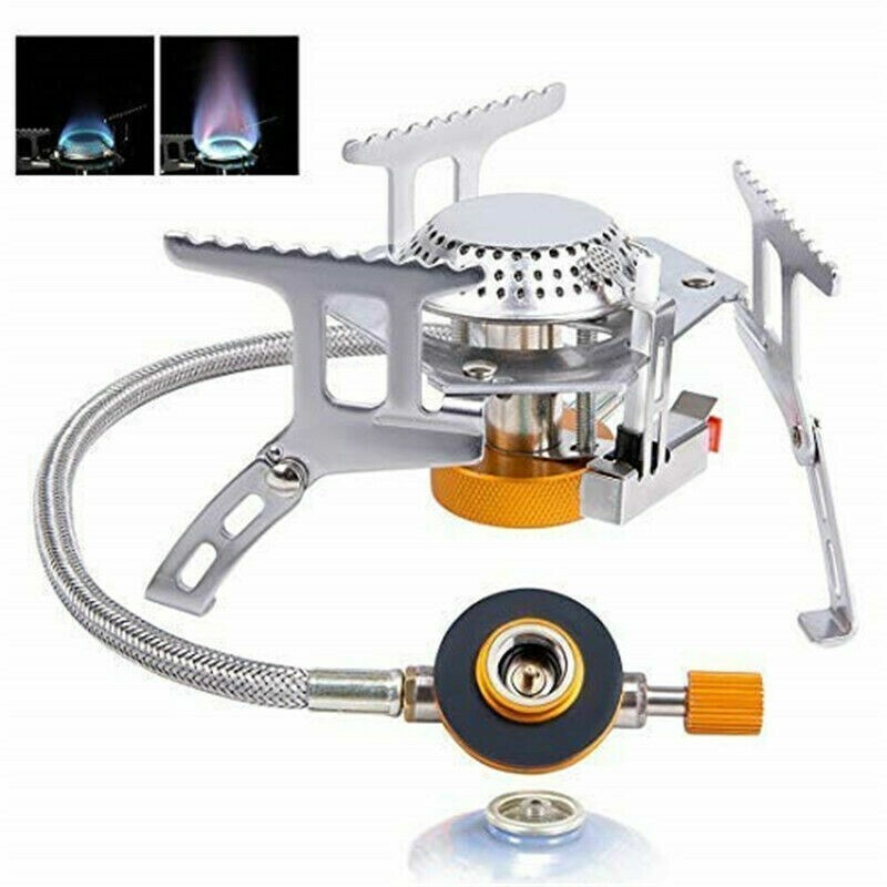 Portable Compact Gas-Burner Fishing Outdoor Cooking Camping Picnic Cook ...