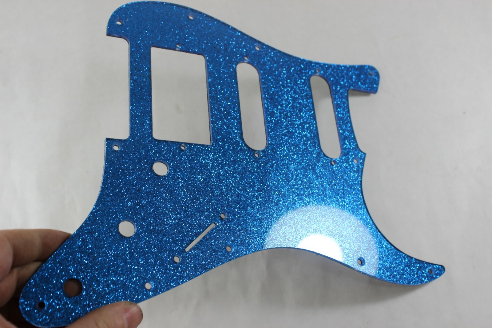 Blue Glitter HSS pickguard Fits Fender Strat Stratocaster | eBay