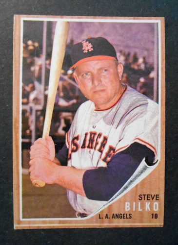 1962 Topps #422 STEVE BILKO Los Angeles Angels EXMT+ | eBay