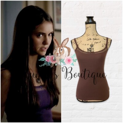 ALT Elena Gilbert Lei Lace Trim Camisole The Vampire Diaries | eBay