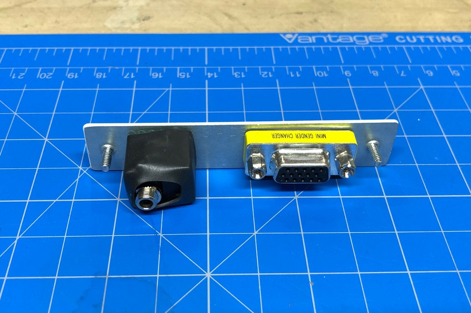 Extron Cable Cubby AAP Plate White - DB15 VGA and Audio pass-through | eBay