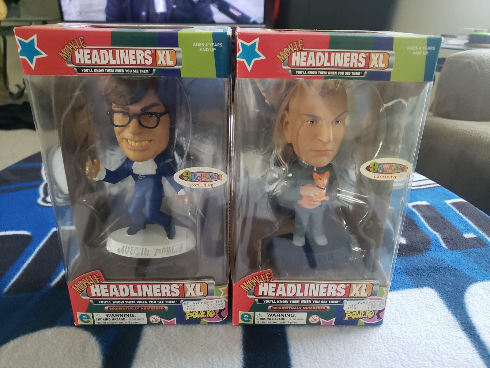 Austin Powers & Dr. Evil Movie Headliners XL Bobbleheads (Spencer ...