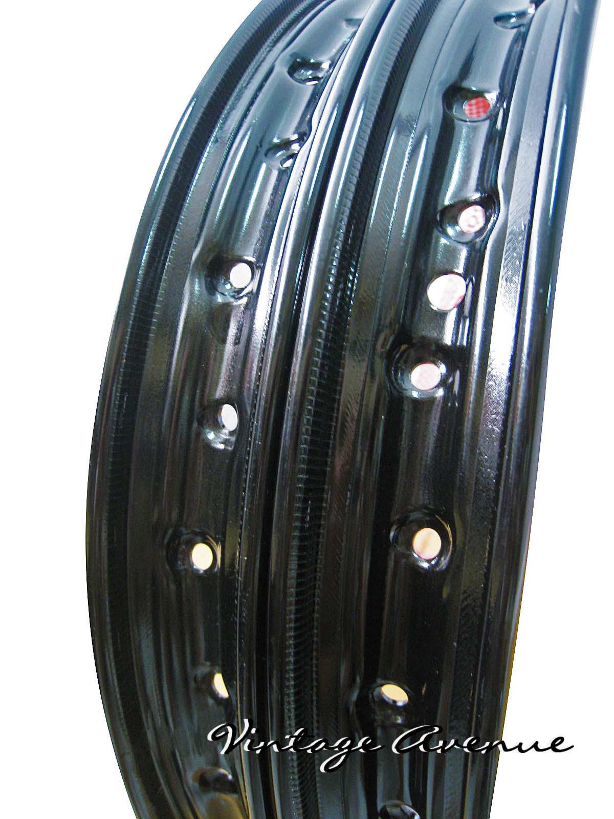 GENUINE ORIGINAL D.I.D. DID FRONT+REAR *BLACK* DID WHEEL RIM 17X1.40-B ...
