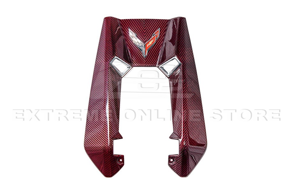 For 23-Up Corvette C8 Z06 Coupe | GM Factory RED CARBON FIBER LT6 ...