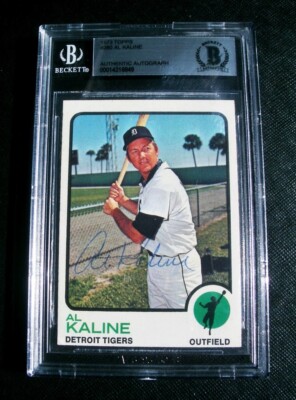 AL KALINE Detroit Tigers Autographed 1973 Topps #280 Baseball Card | eBay