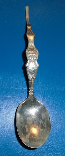 Antique Sterling Silver Webster 1896 Pattern “Love and Luck” Baby Spoon ...