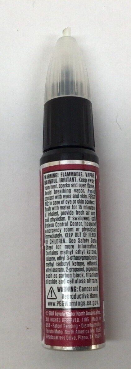 Toyota 3U5 Supersonic Red Touch-up Paint Pen tube Marker | 00258003U521 ...