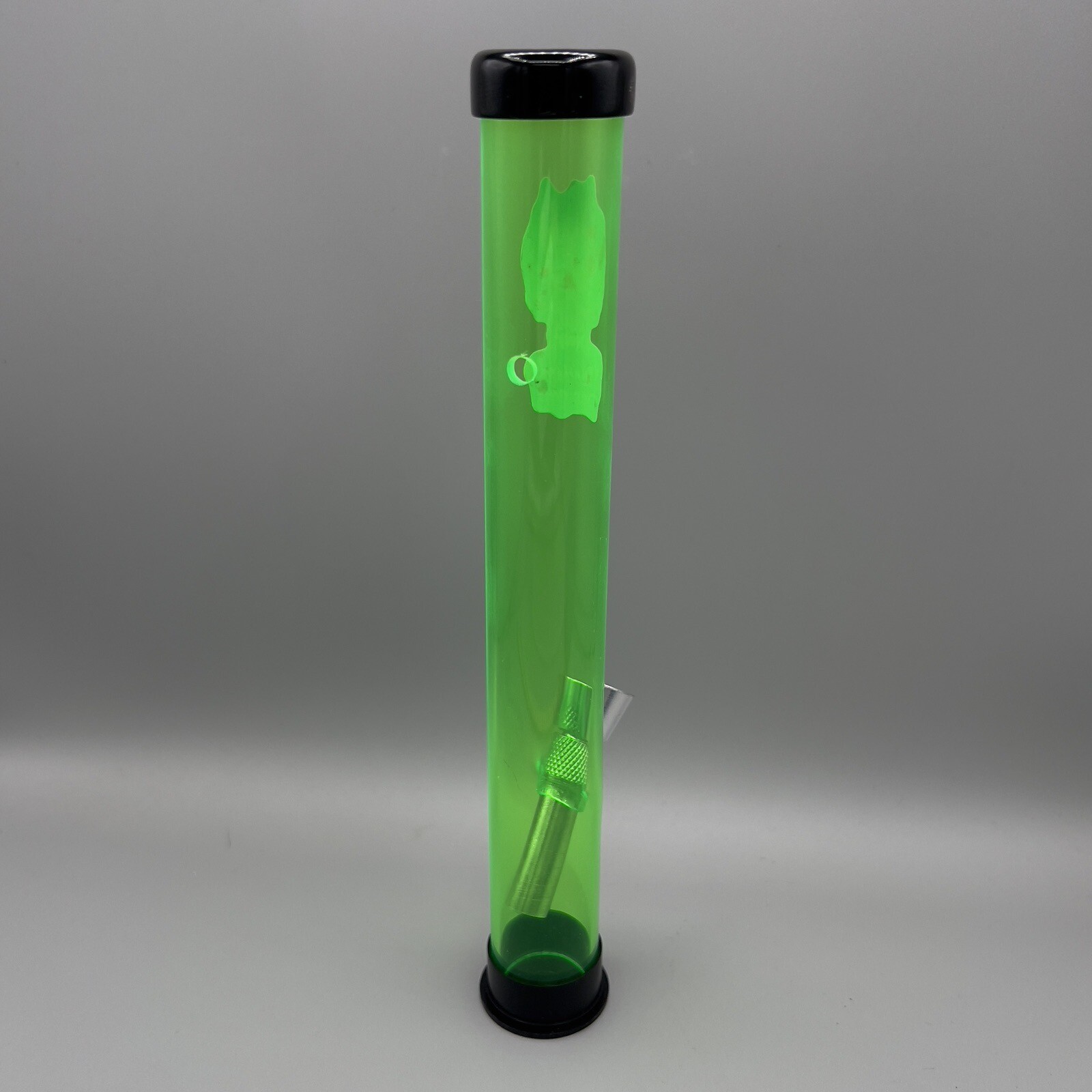 8" Acrylic Plastic Bong Green Traveler Portable Small Water Pipe Hookah ...