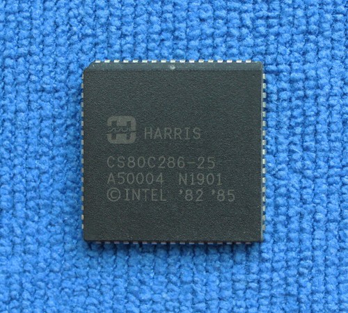 CS80C286-25 25Mhz 16Bit 286 Type Microprocessor-CPU PLCC-68 Chip- | eBay