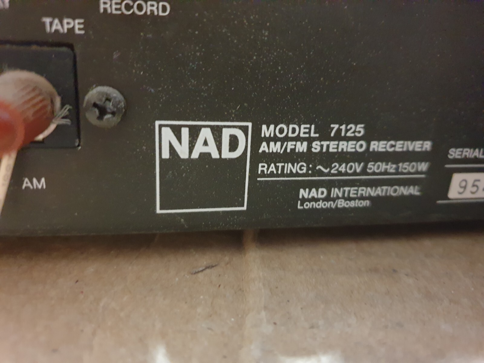 Vintage NAD 7125 Stereo Receiver Amplifier in good condition | eBay ...