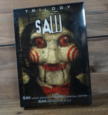 Saw Trilogy (DVD) 6 Disc Set Saw Uncut, II Special Edition, III ...