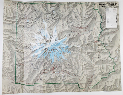 1986 Mount Ranier National Park Longmire Washington Vintage Travel ...