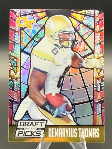 Demaryius Thomas 2015 Prizm Collegiate Draft Picks Stained Glass Prizm ...