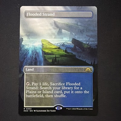 Flooded Strand (Borderless) Modern Horizons 3 Regular | eBay