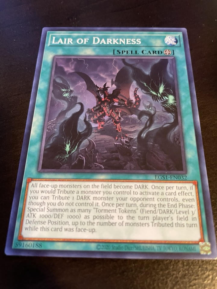 YuGiOh TCG Lair Of Darkness EGS1-EN032 Konami Card | eBay