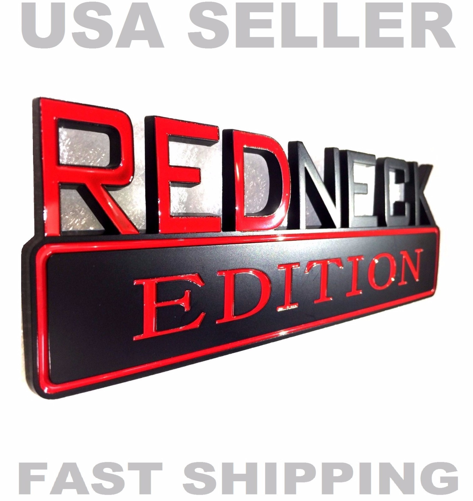 REDNECK EDITION HIGH QUALITY DECAL EMBLEM LOGO Rear Trunk Door BOAT ...