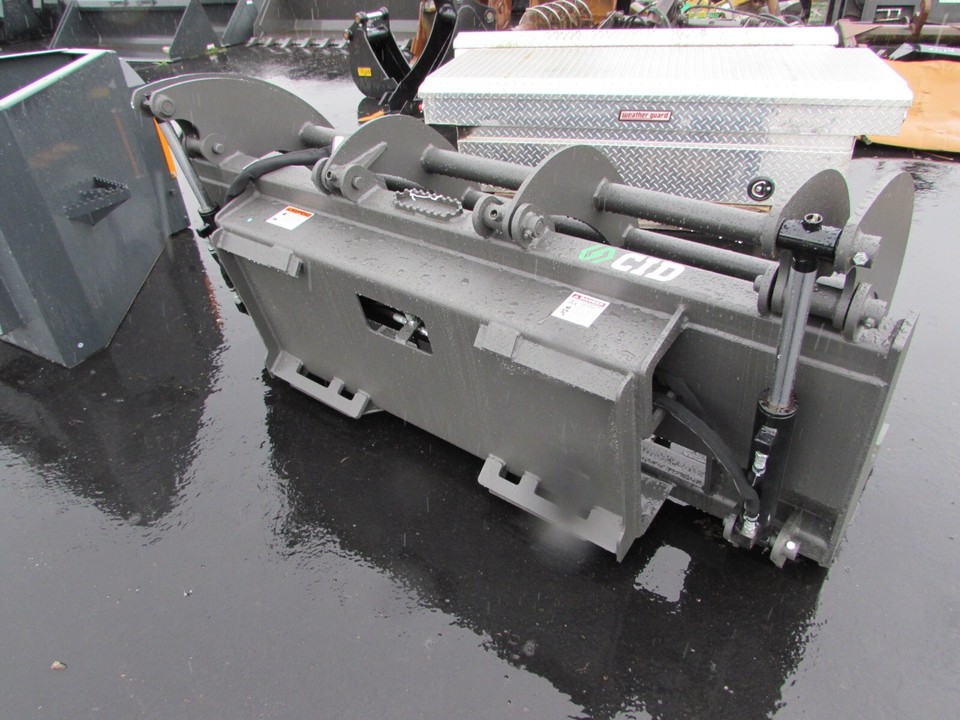 CID / IRON CRAFT SKID STEER LOADER HEAVY DUTY 72" GRAPPLE RAKE ...