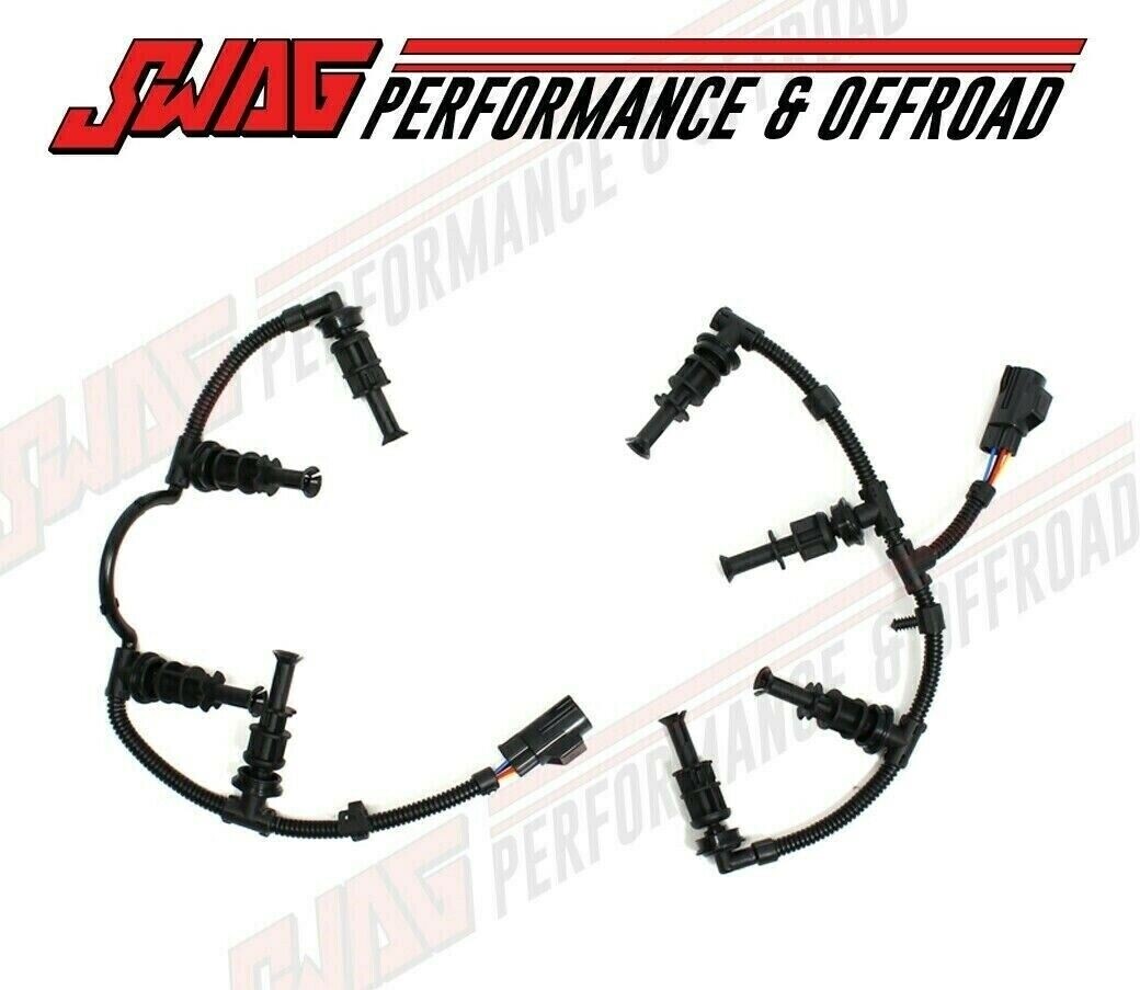 Swag Right & Left Glow Plug Harnesses For 08-10 Ford 6.4 6.4L ...