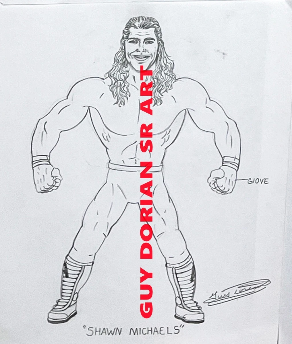 Drawings Of Hbk Wwf