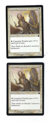 2x Capashen Templar - Urza's Destiny - Magic The Gathering NM/M (Never ...