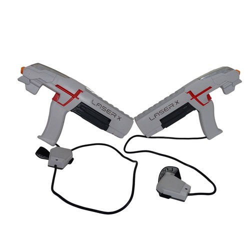 Set of 2 Player Laser X Laser Tag Gaming Set with Blasters and Arm ...