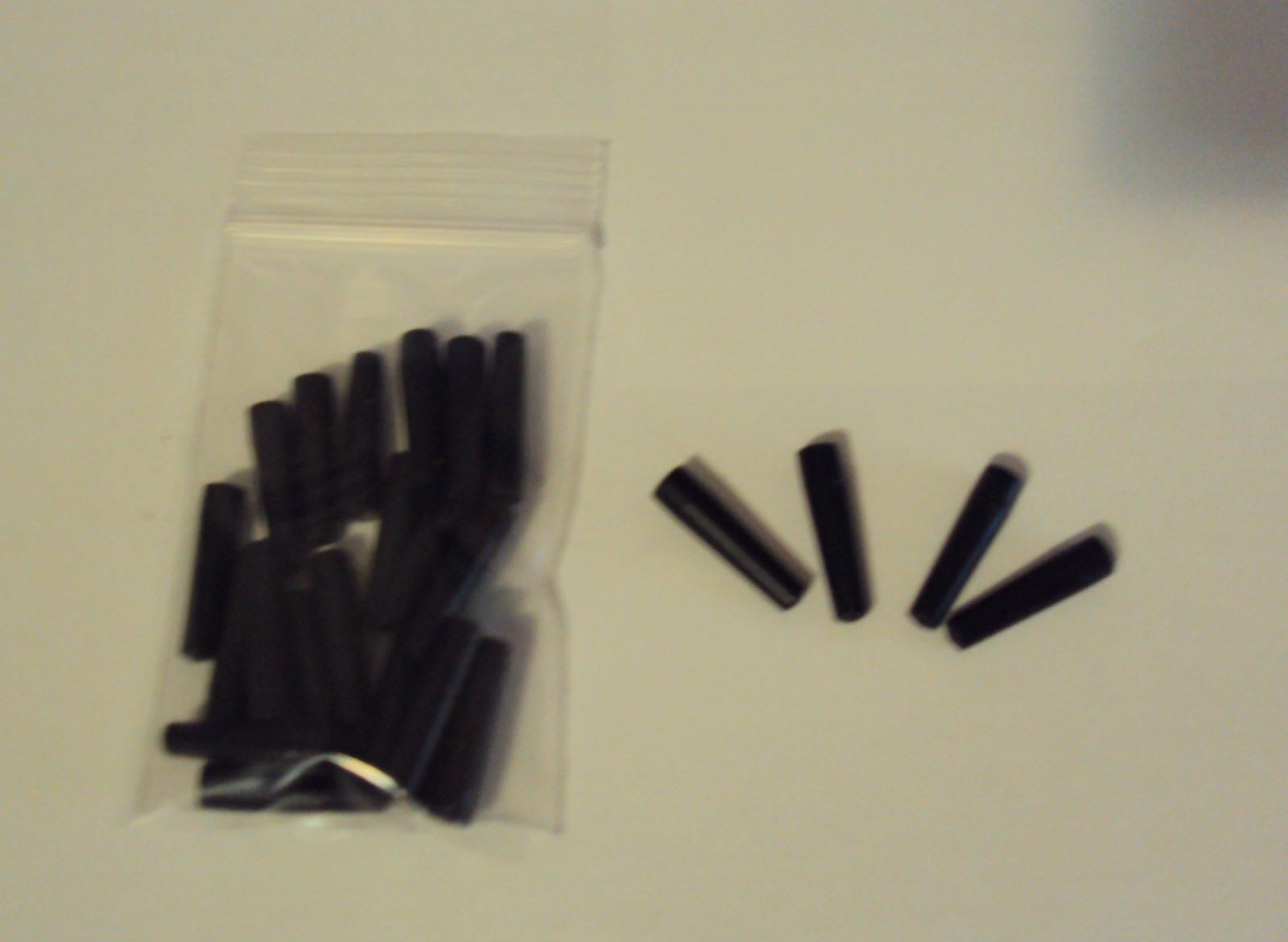 3 - 20pc packs of New Black Float Pegs. Fits Comal Floats. Bobber Pegs ...